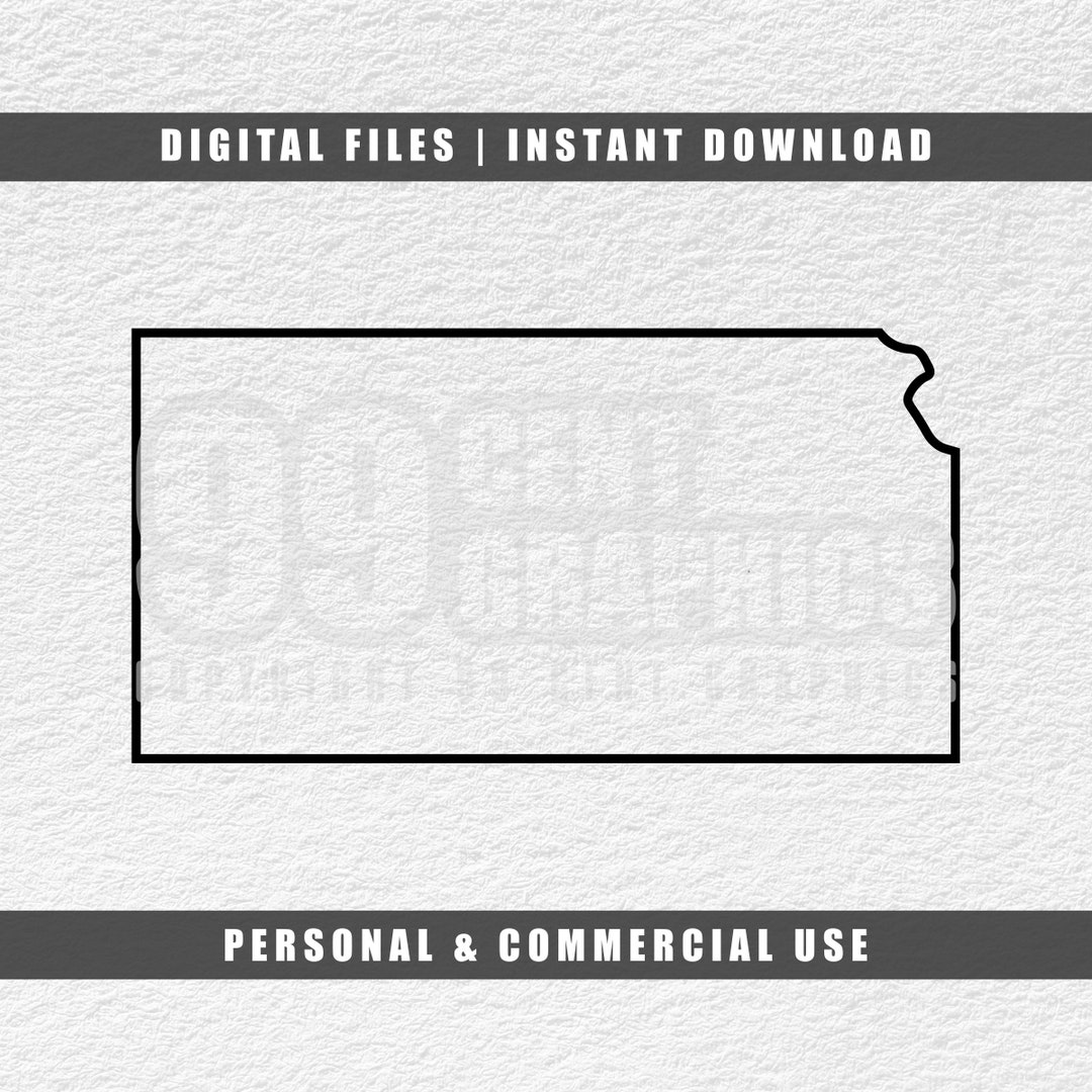 Kansas Svg, United States Svg, State Outline Svg, Cricut Svg, Engraving ...