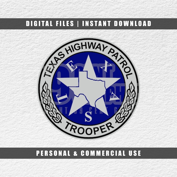 Texas Dps Badge - Etsy