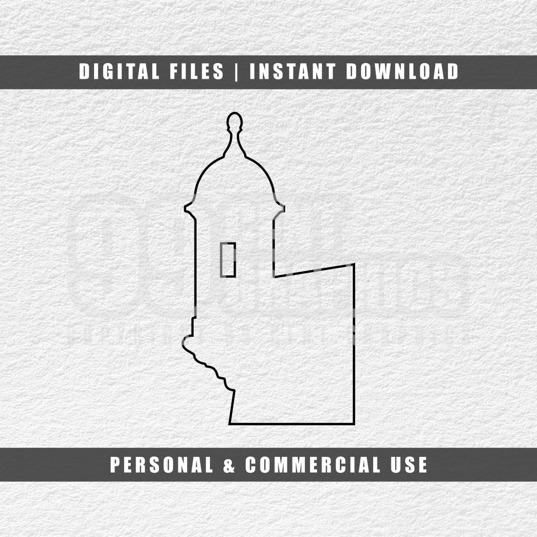 El Morro, Puerto Rico SVG: Garita Outline Cut File (digital Download ...
