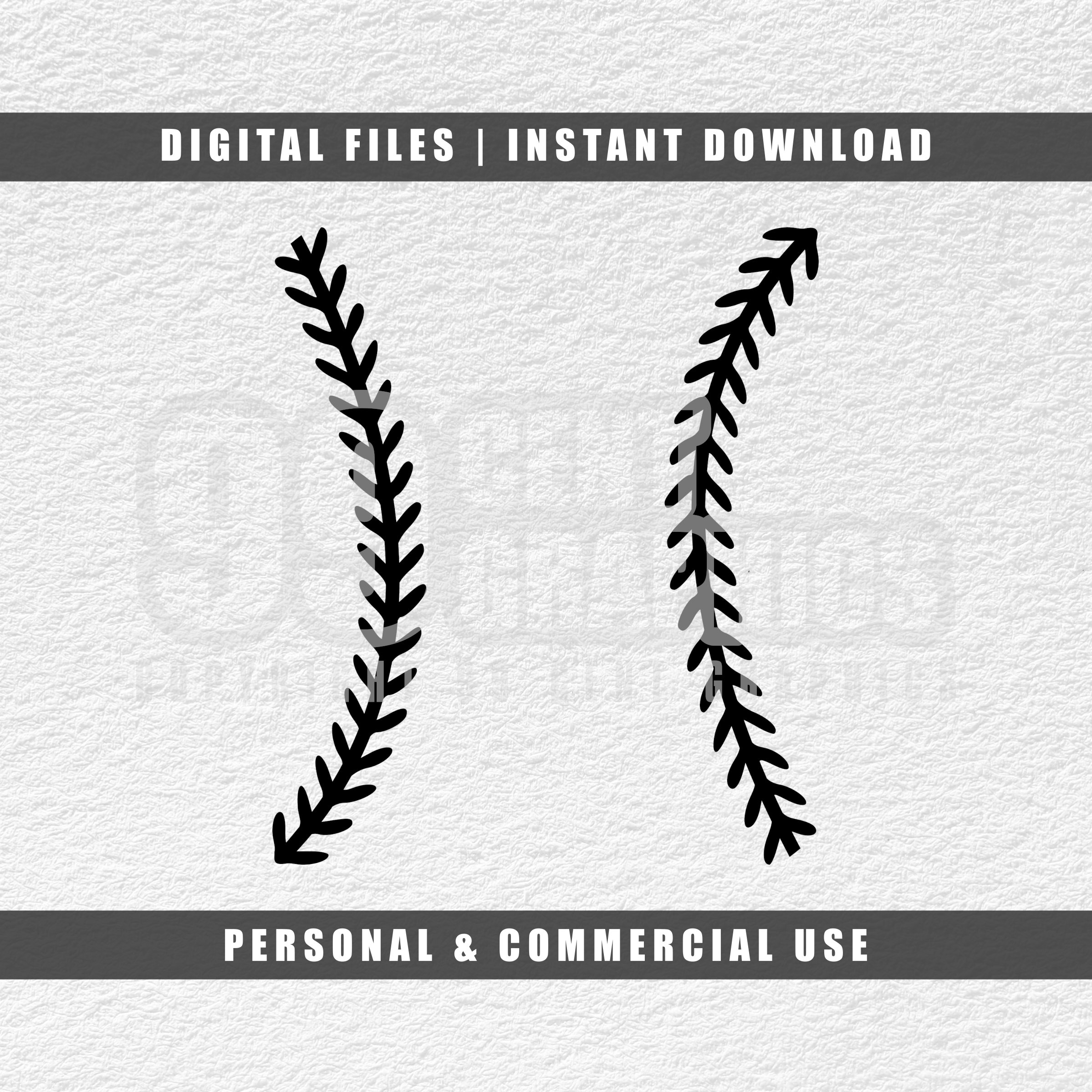 Baseball Stitches SVG: Laces Cut File (digital Download) - Etsy
