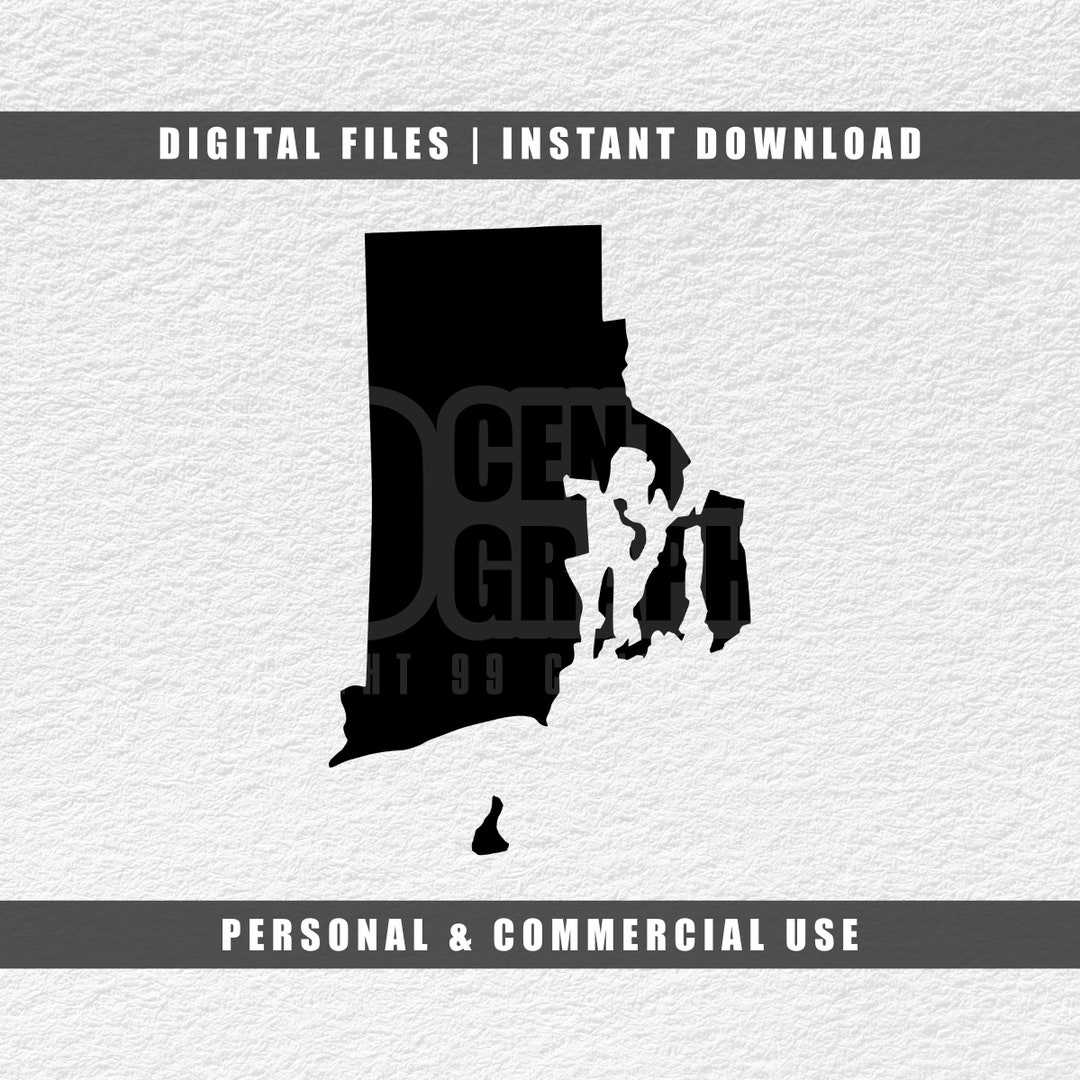 Rhode Island Svg, United States Svg, State Silhouette Svg, Cricut Svg ...