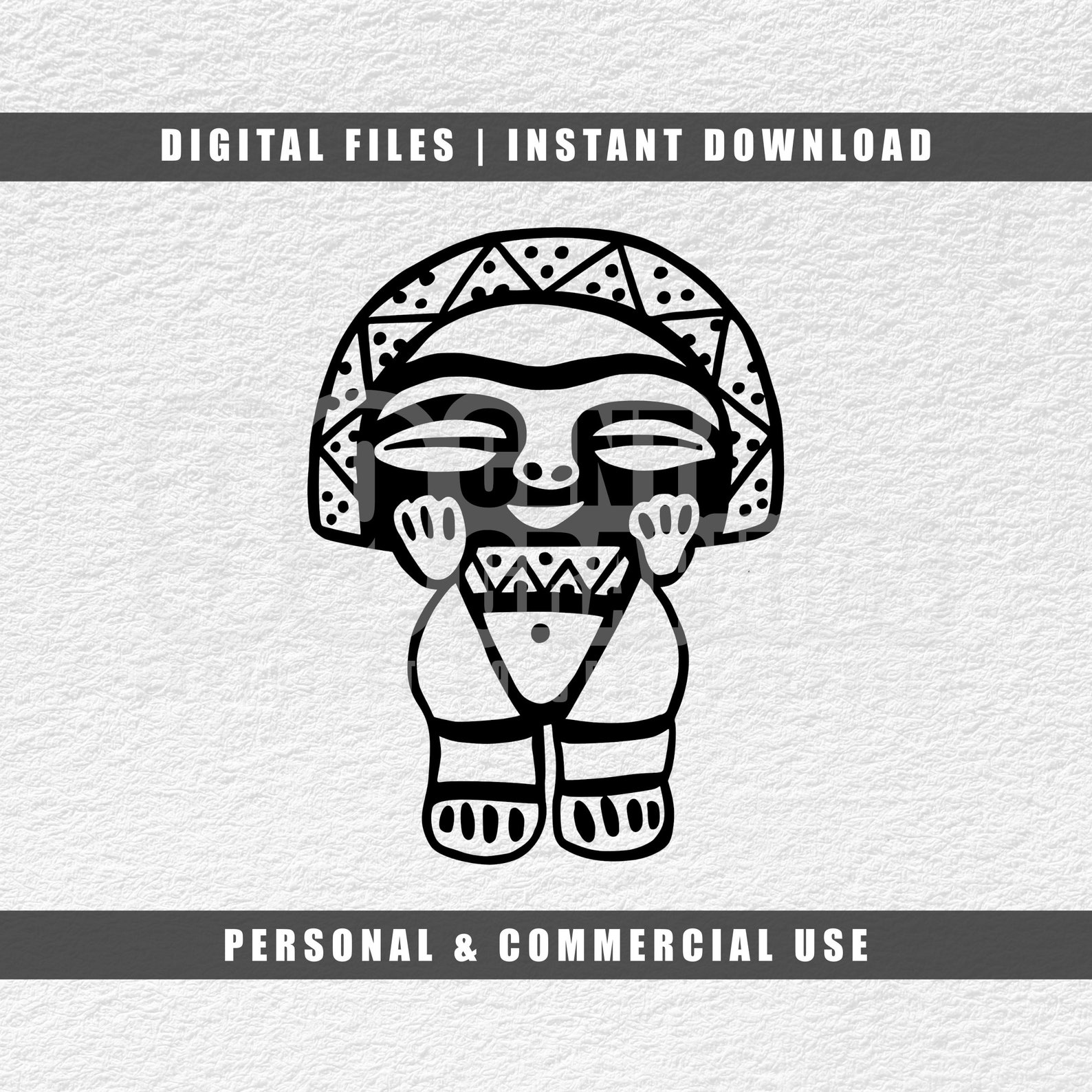 Diosa De La Luna Svg Taíno Goddess Svg Puerto Rico Svg - Etsy