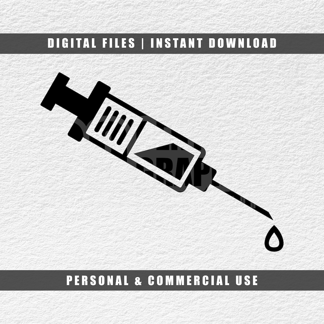 Syringe Svg, Vaccine Svg, Healthcare Svg, Cricut Svg, Png, Jpg, Pdf ...