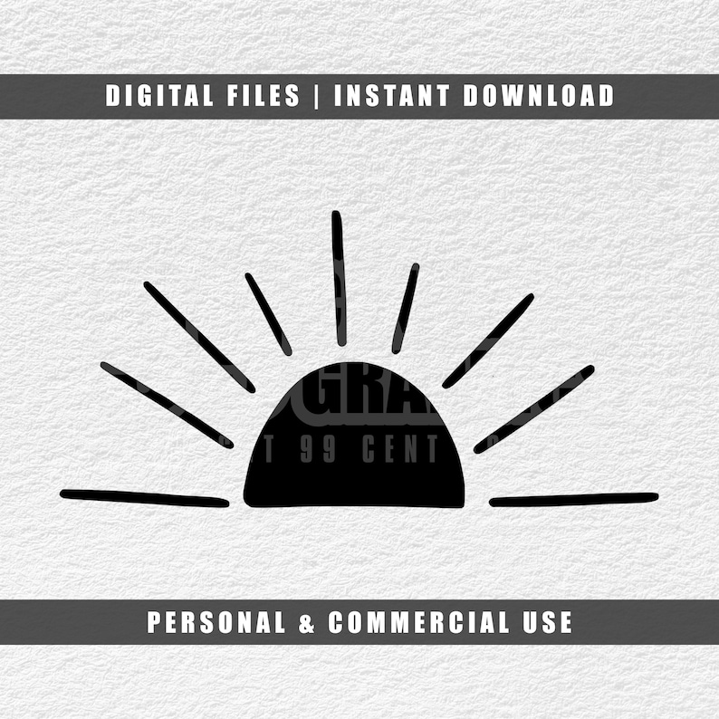 Sol dibujado a mano Svg, Sol Svg, Sol Silueta Svg, Cricut Svg, Archivo ...