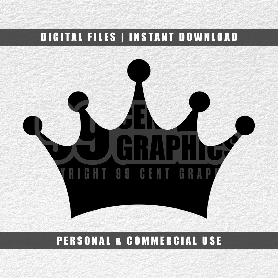 Crown Svg, Cricut Svg, Pdf, Jpg, Png, Instant Download - Etsy