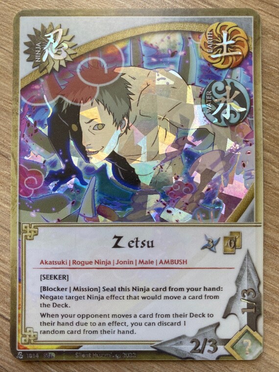 Naruto Collectible Card Game CCG Zetsu No. 1814 - Etsy