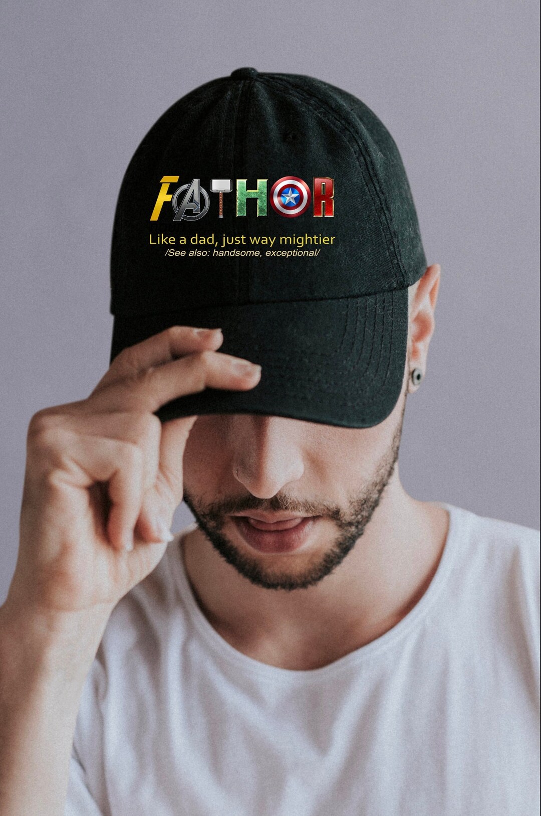 Fathor Custom Baseball Caps, Father Day 100% Cotton Dad Hats ...