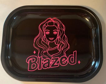 Backwoods Barbie Rolling Tray Cute Pink Glitter Bundle - Etsy
