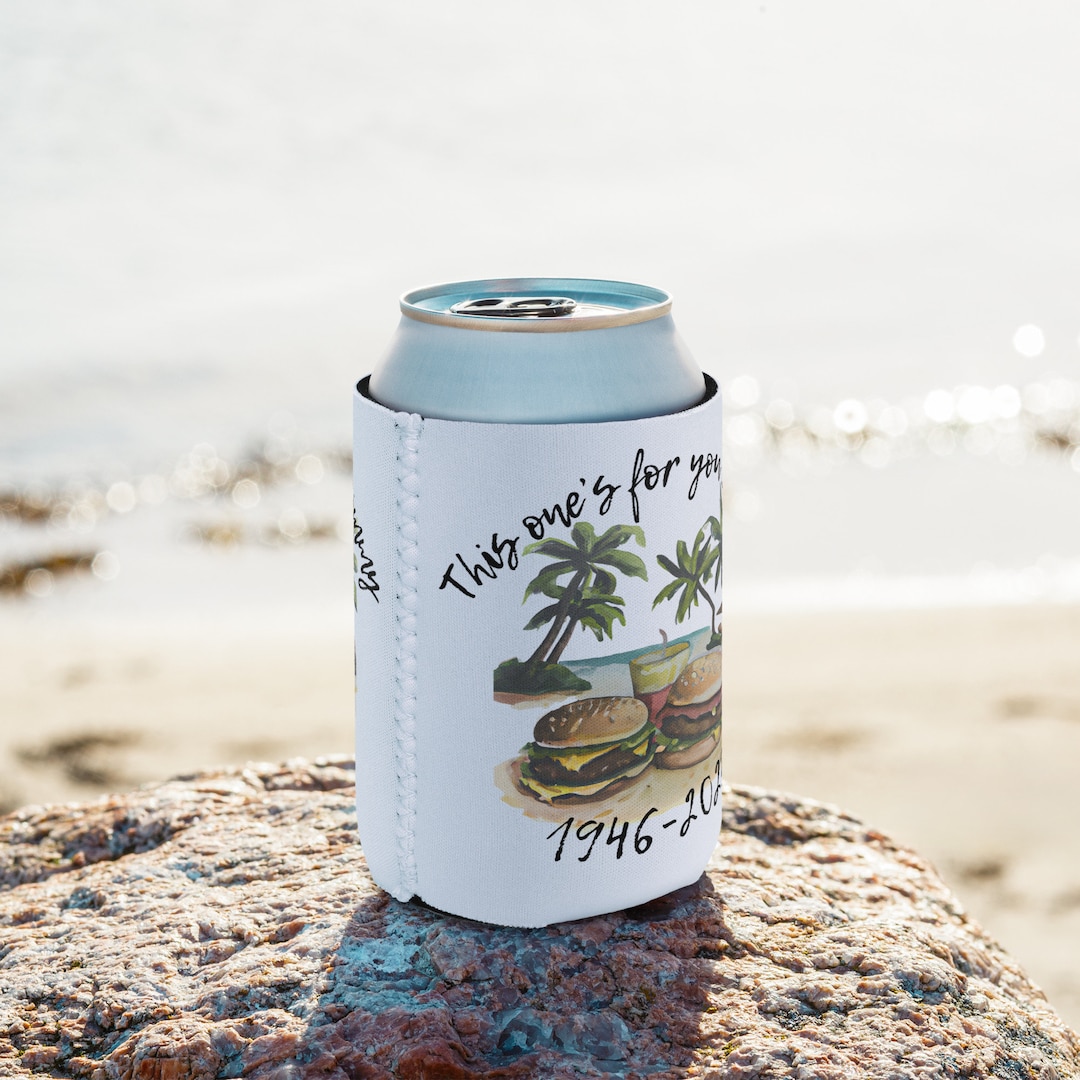 Jimmy Buffett Tribute 12 Oz Can Cooler | Margaritaville Fans ...