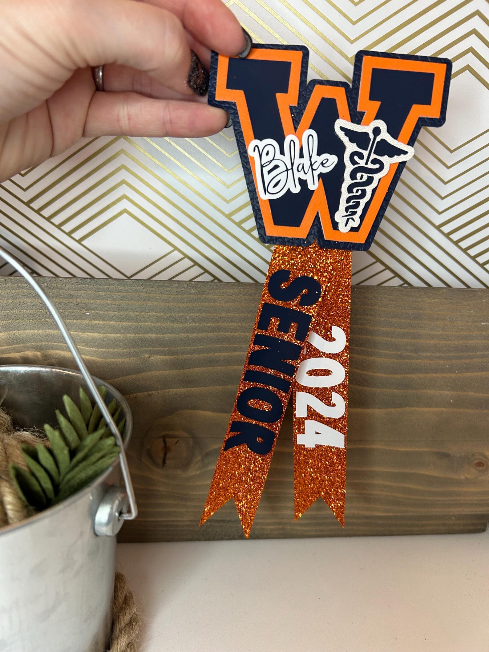 The Mom Pin - Homecoming Mum Accessories - Senior Day - Personalized ...
