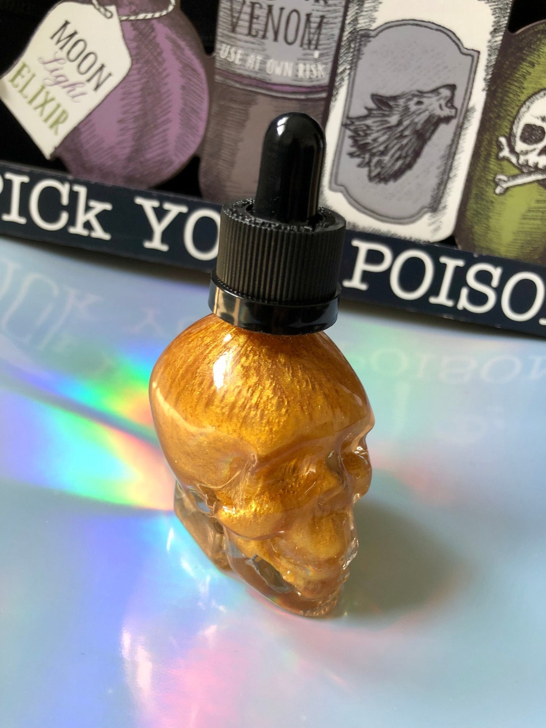 Skeleton SHIMMER Oil - Hydrating Body Oil - Glowing Skin Oil - All ...