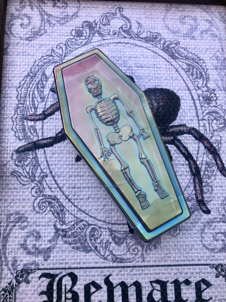 Skeleton Coffin Box - Skull Coffin Box - Plastic Treat Box - Plastic ...