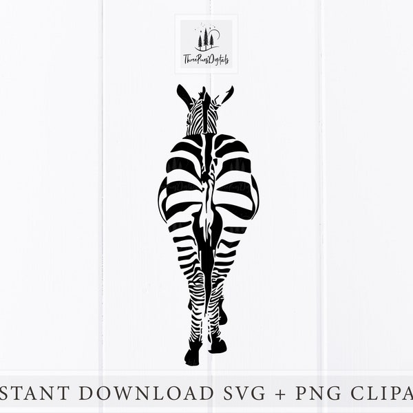 Zebra Clipart - Etsy
