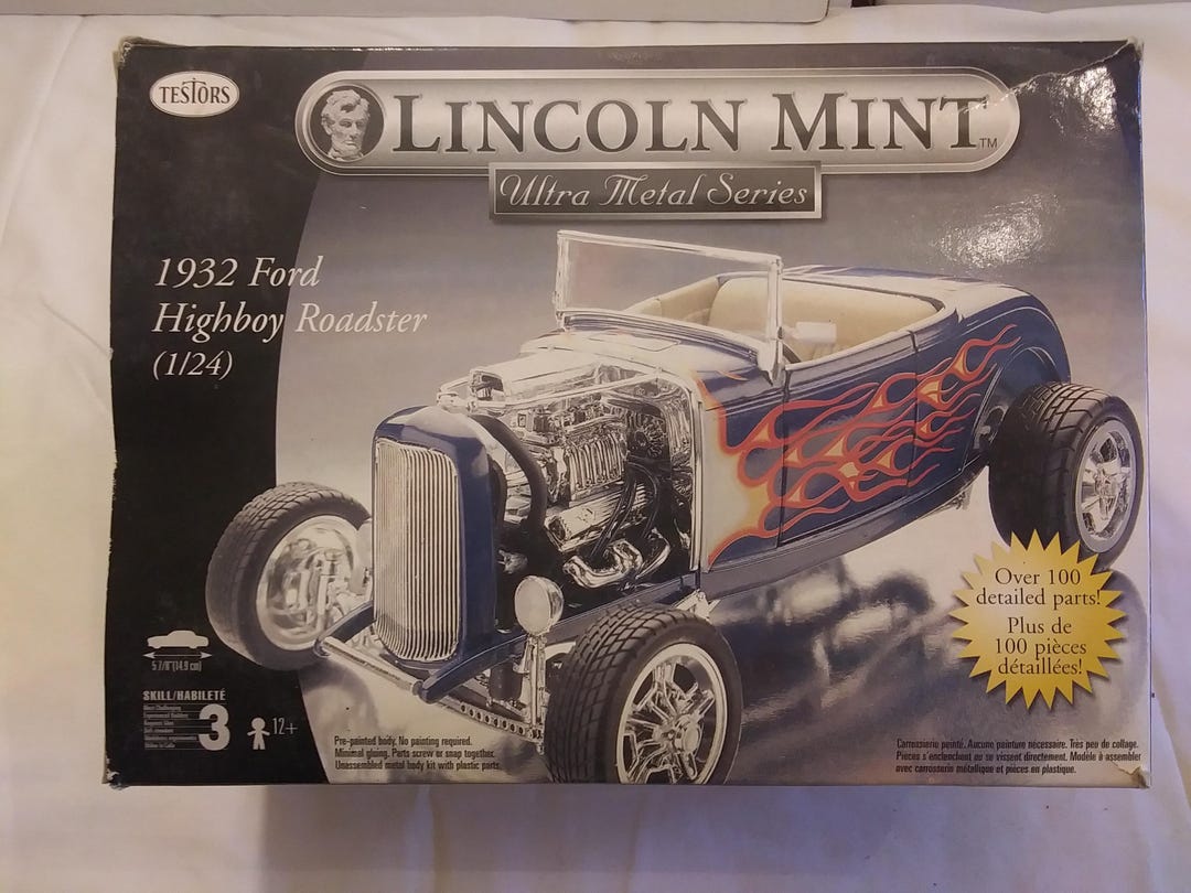 Lincoln Mint 1932 Ford Highboy Roadster Plastic Model Kit by Testors W ...