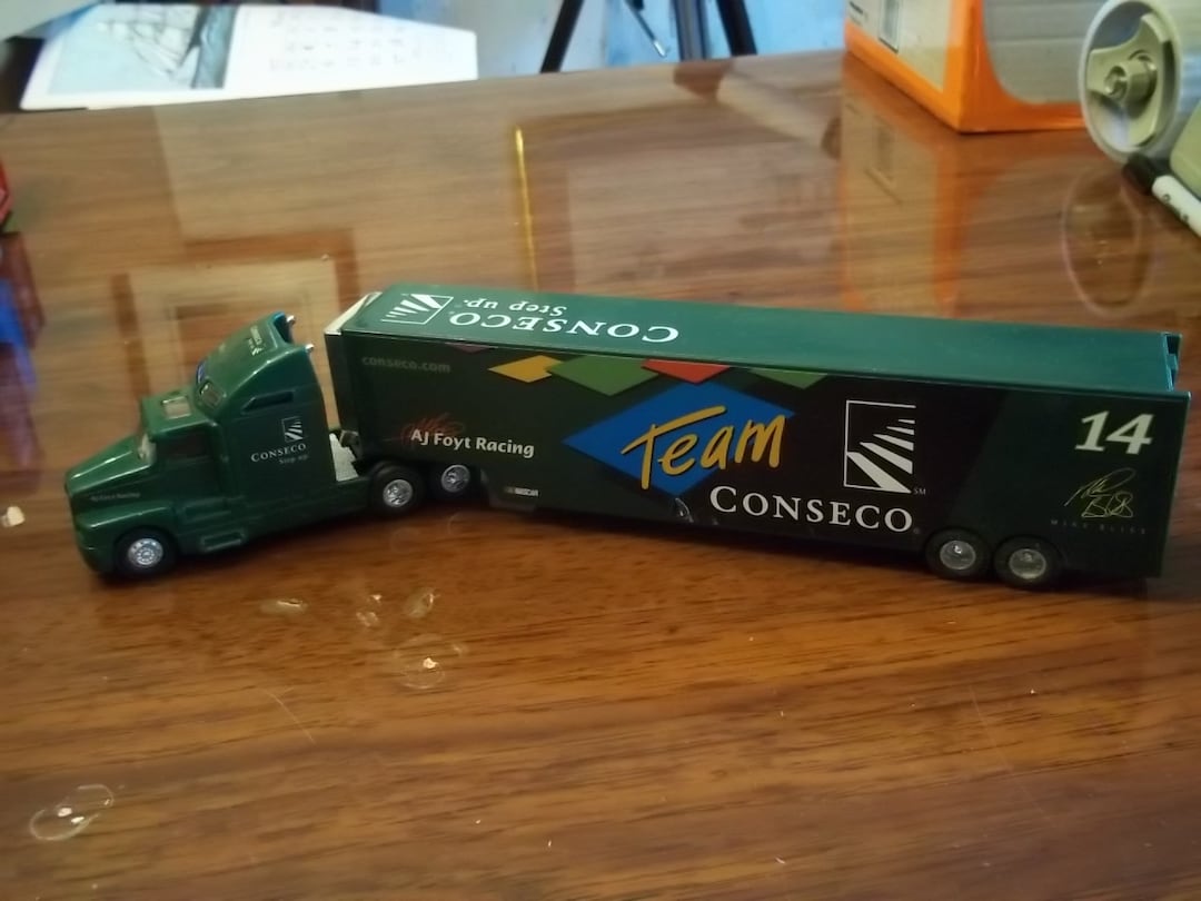 Conseco Step up Racing Team NASCAR Die-cast Transporter Trailer/cab, 1:64 Scale - Etsy