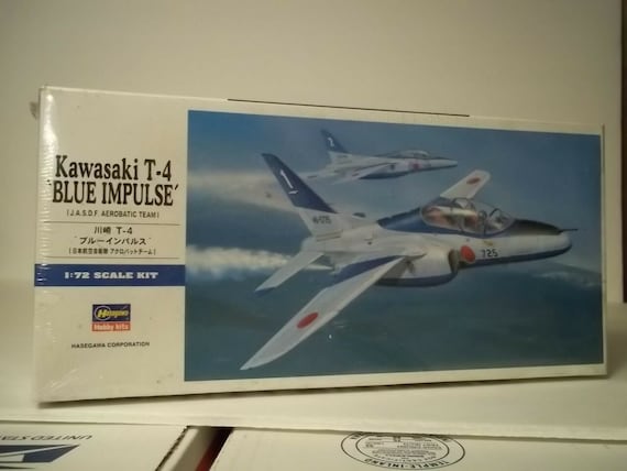 Kawasaki T4 Blue Impulse J.A.S.D.F. Aerobatic Team Jet 1/72nd - Etsy