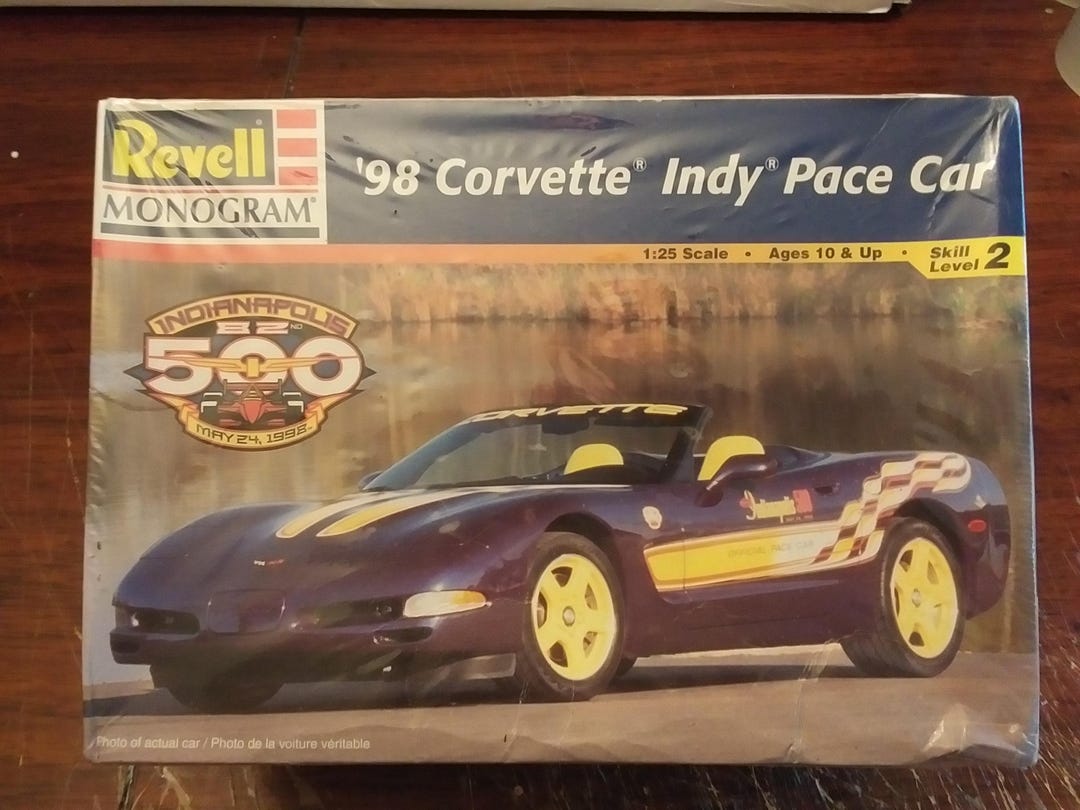 Sealed Revell Monogram 1998 Corvette Indy Pace Car Model Kit - Etsy