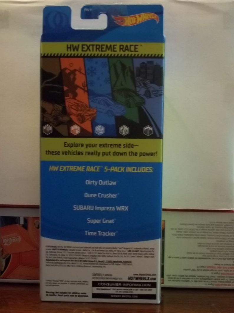 Hot Wheels EXTREME RACE Die-cast Vehicles 5 Pack Set, MIB - Etsy