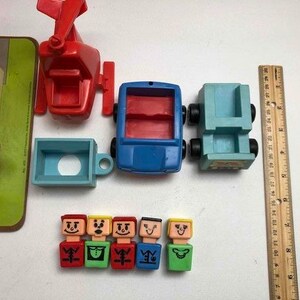 Vintage 1970s Playskool Rescue Center #470 With Figures, Vehicles - Etsy
