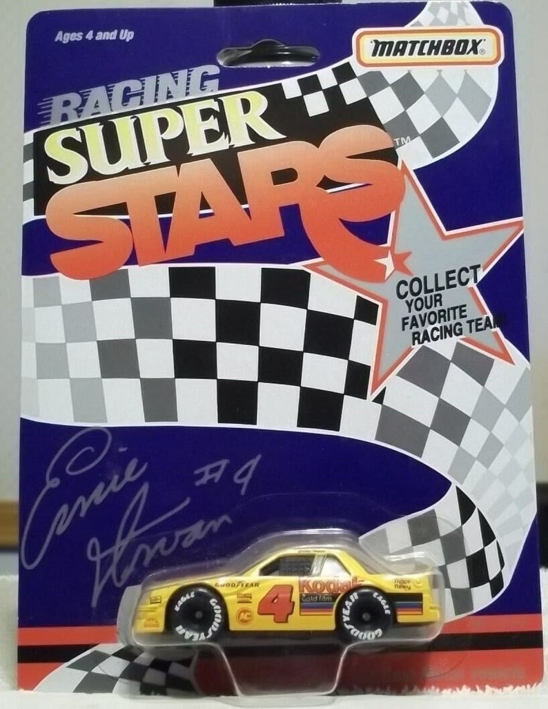 1992 Ernie Irvan No. 4 Kodak NASCAR Racing Car by Matchbox - Etsy