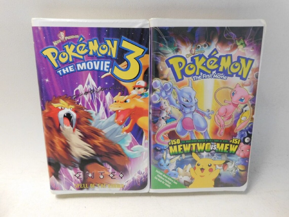 15 VHS Movies Disney Pokemon Monsters Space Jam - Etsy