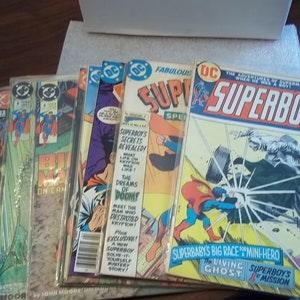 Collection of 12 Superboy Comic Books by DC - 1970s to 1990s - Etsy