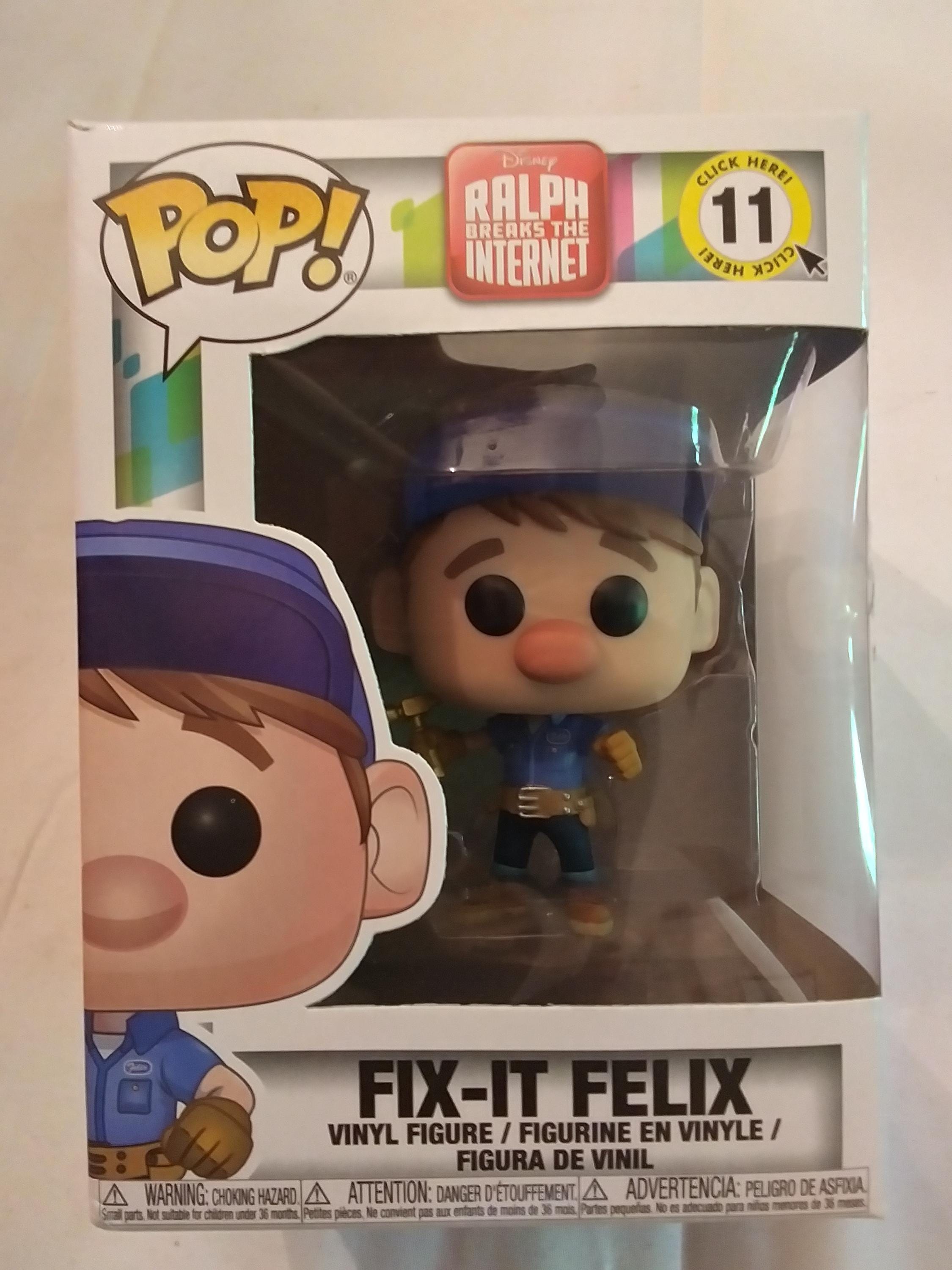 Funko Pop Ralph Breaks Internet Fix it Felix 11 Vinyl Figure IOP Etsy UK