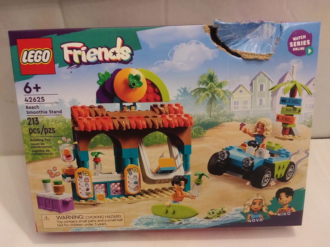 LEGO Friends Beach Smoothie Stand Set Model #42625 - Sealed - Etsy