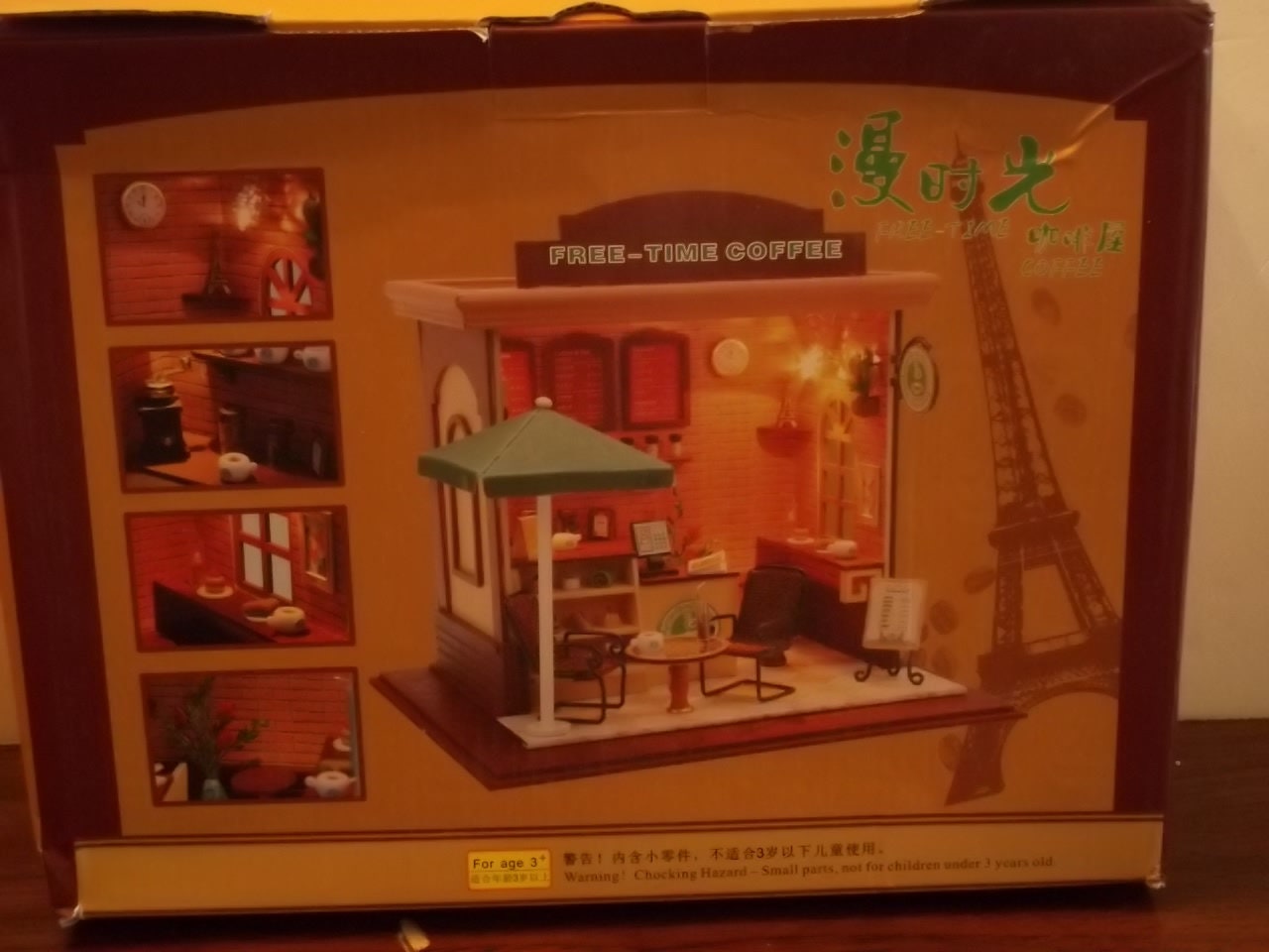 Free Time Coffee Shop 3D Diorama Model Kit Doll House, MIB - Etsy