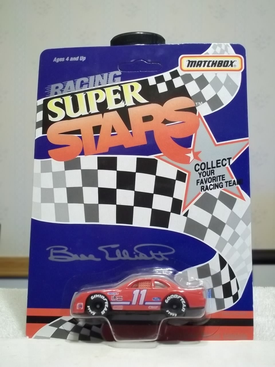 1992 Bill Elliot No. 11 Amoco NASCAR Racing Car by Matchbox - Etsy