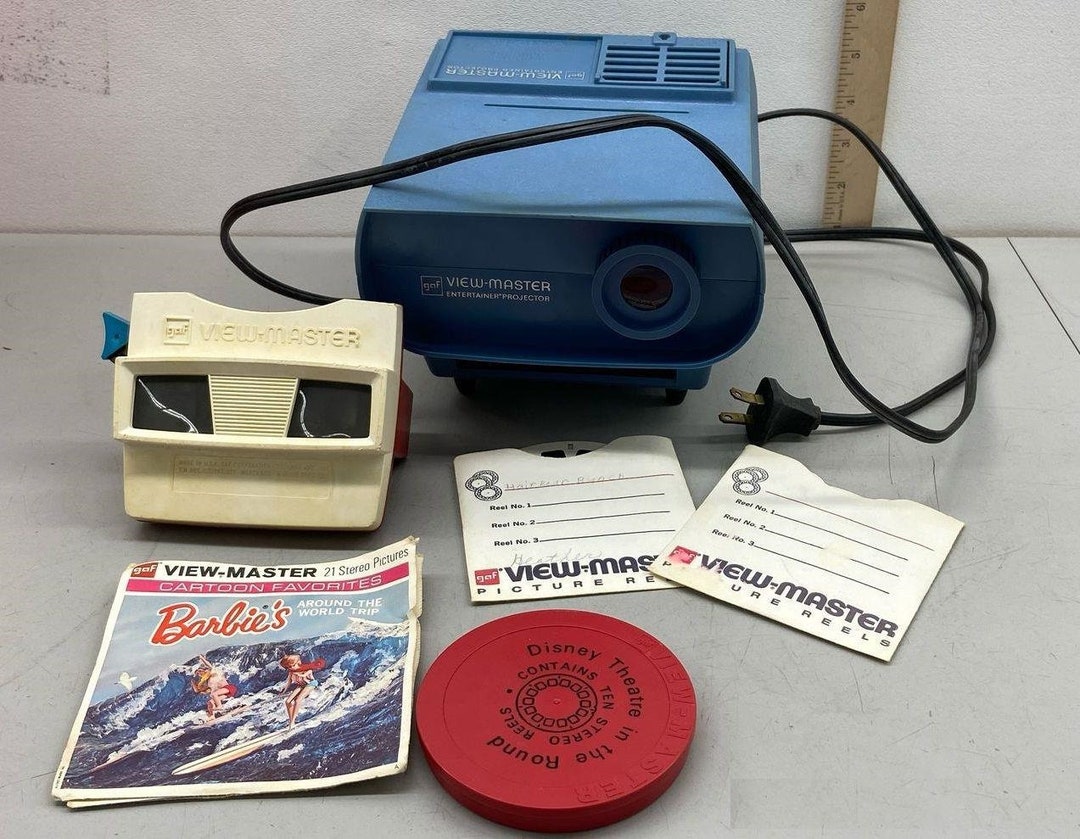 Vintage GAF World of Disney View Master Theatre in the Round W/multiple ...