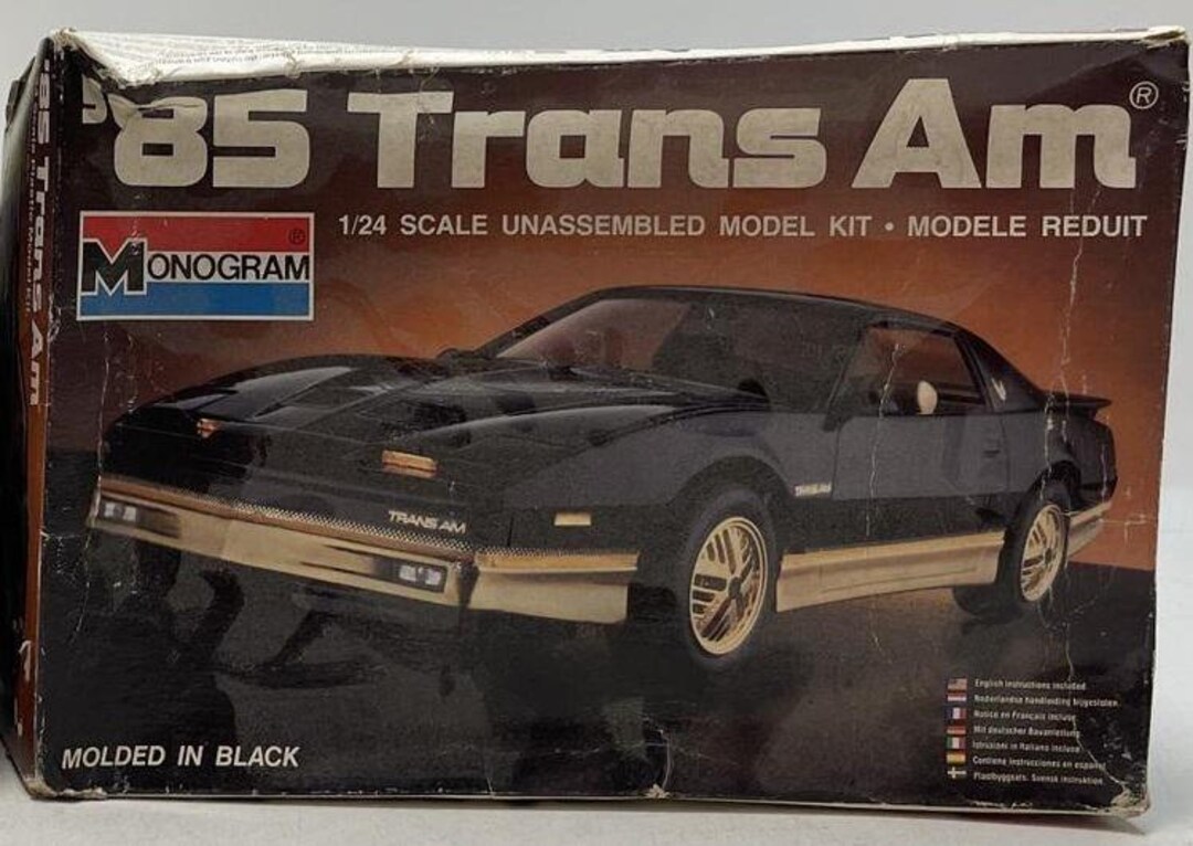 Monogram 1985 Trans AM Plastic Model Kit Complete - Etsy