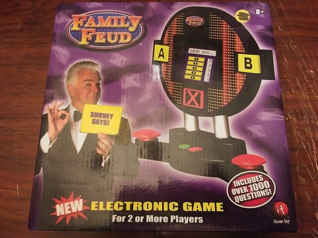 Family Feud Family Game by Tyco Games MIB Complete & Working - Etsy
