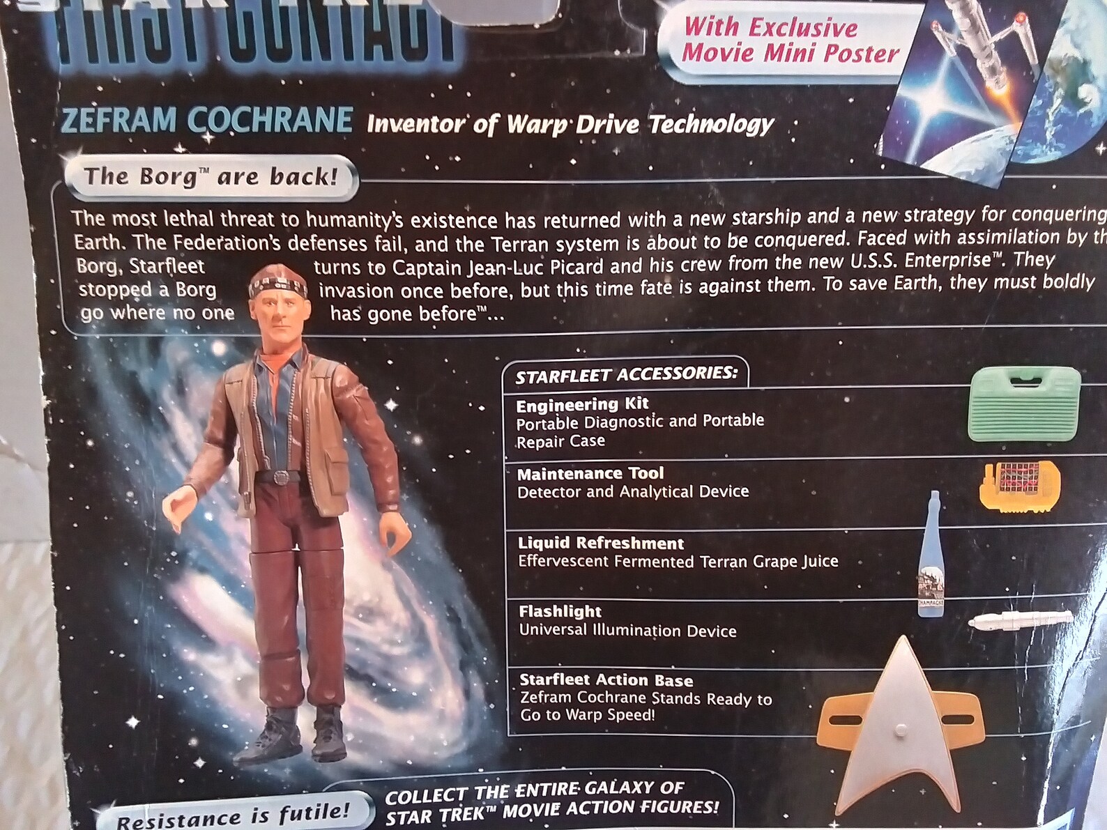 Star Trek Zefram Cochrane Inventor of Warp Drive Action - Etsy