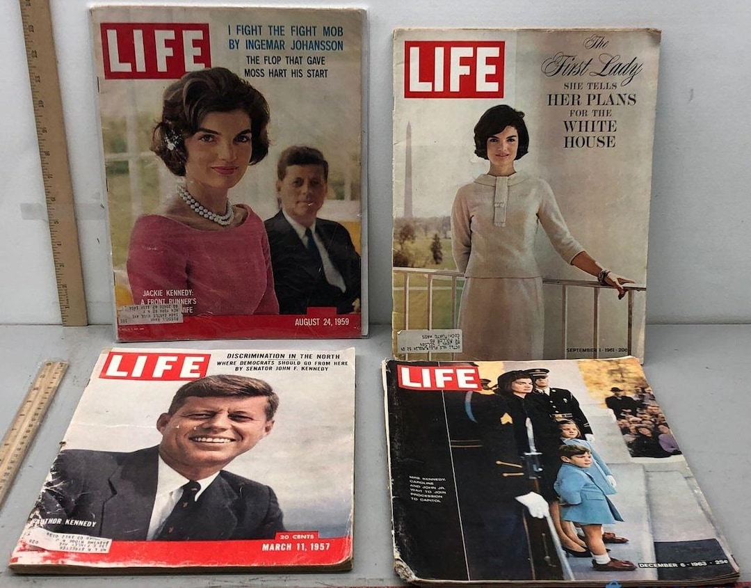 Vintage Life Magazines From Kennedy Era (1950's, 1960's) - Etsy