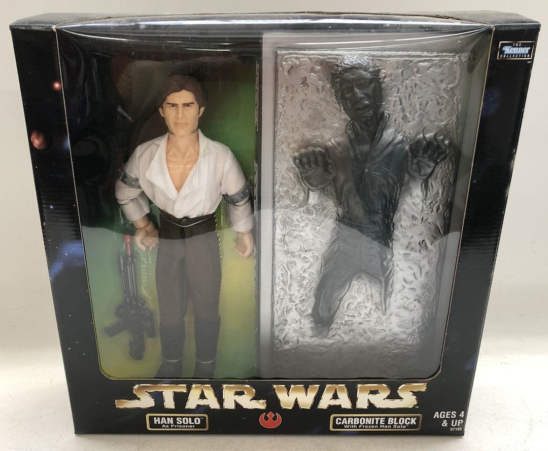 Kenner Star Wars Han Solo Prisoner & Carbonite Block Action Figure Set ...