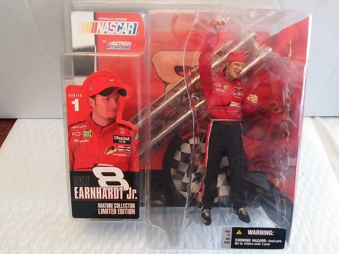 NASCAR No. 8 Dale Earnhardt, Jr. Limited Edition Series 1 Figure/stand ...