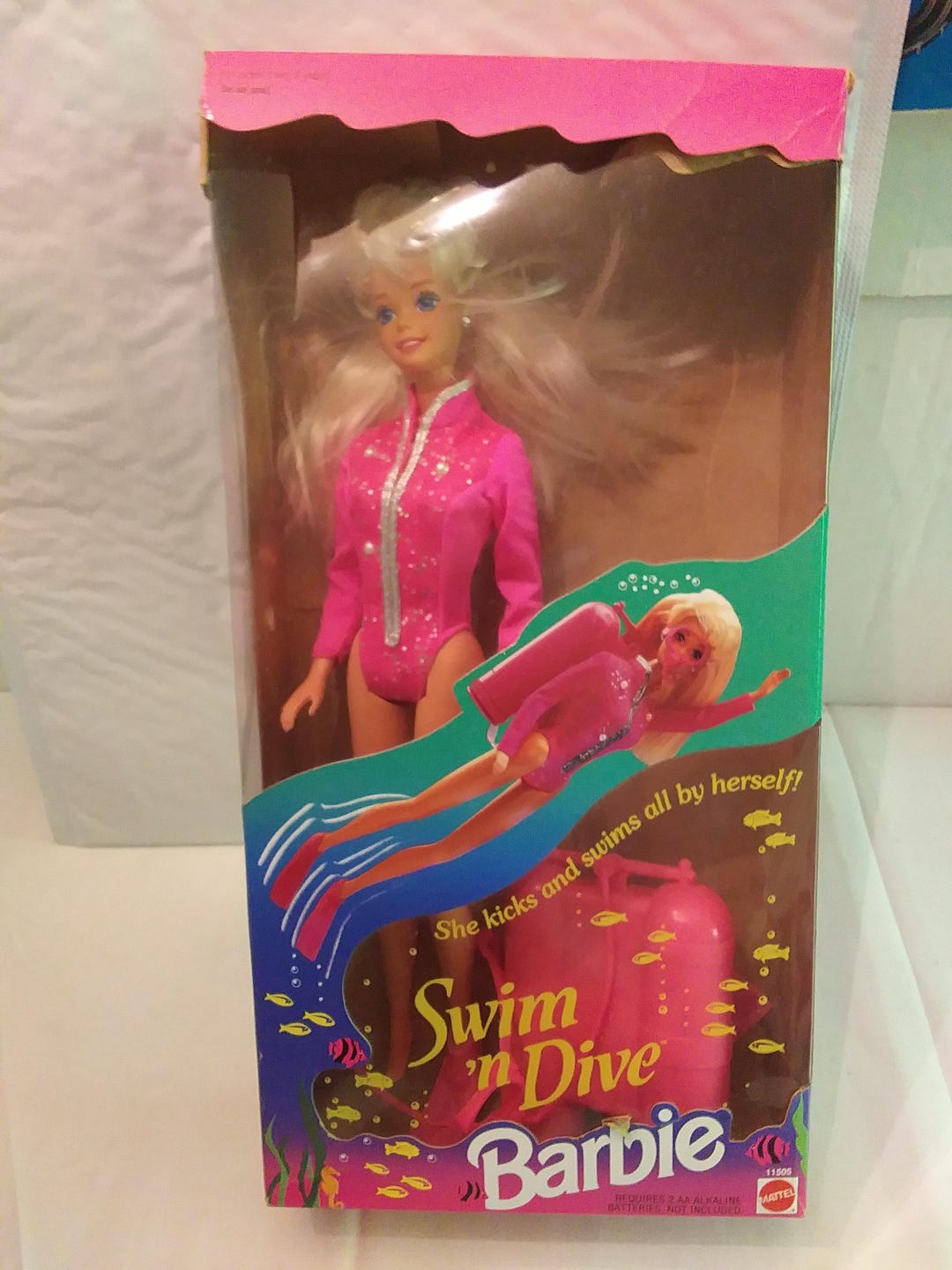 Swim 'N Dive Barbie Doll Play Set W/ Original Box & Accessories - Etsy