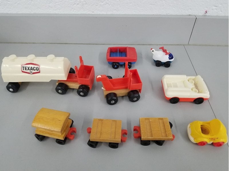 Collection of 10 Vintage 1970s Toy Cars by Mattel, Aviva, Park Plastic ...