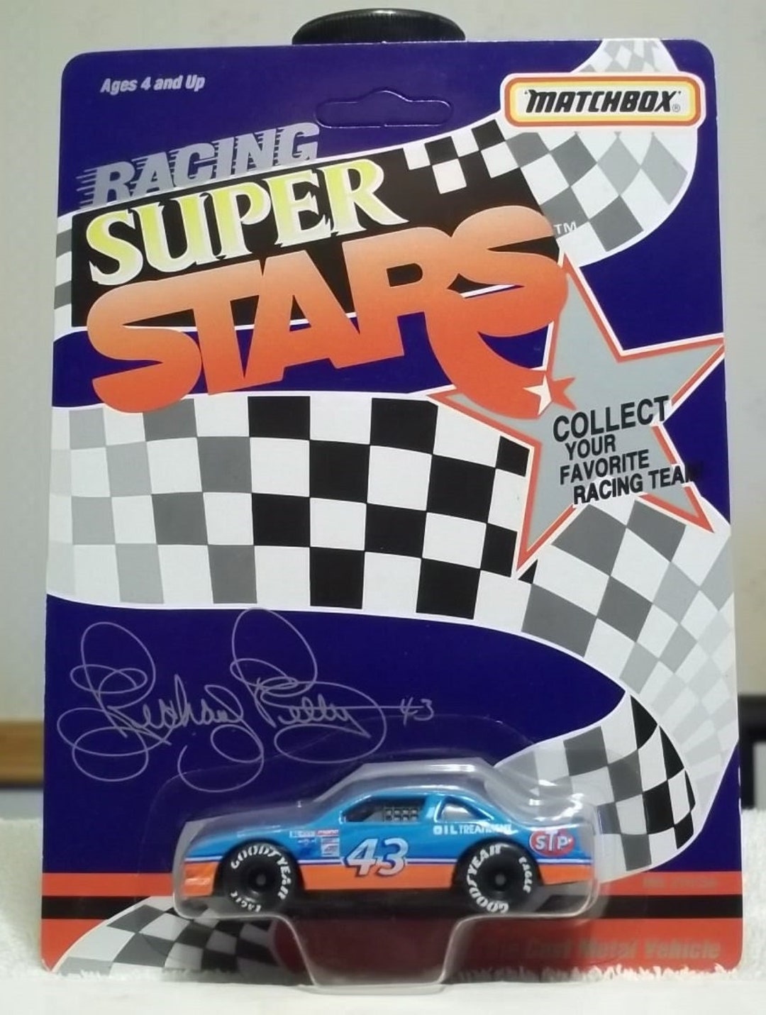 1992 Richard Petty No. 43 STP NASCAR Racing Car by Matchbox - Etsy