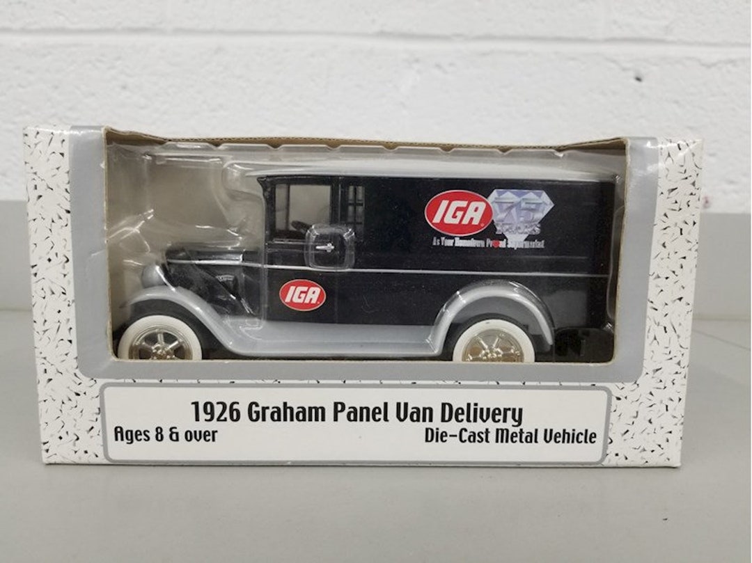 ERTL IGA Grocery 1926 Graham Panel Van Delivery Coin Bank, MIB - Etsy