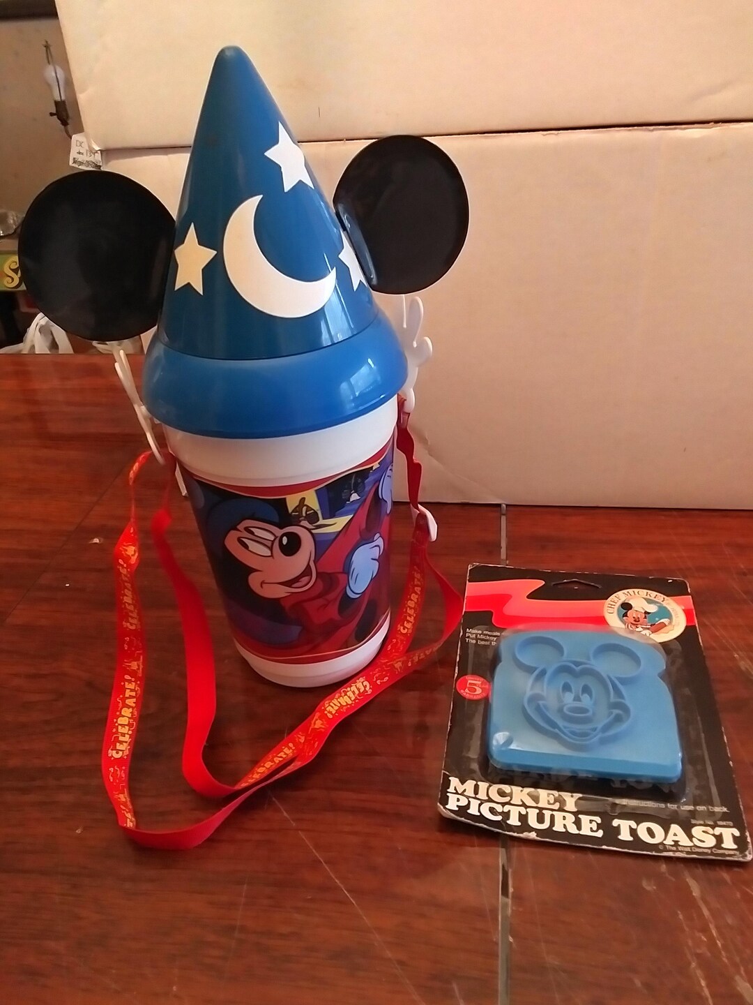 Big Disney's Mickey Mouse Fantasia Carrying Container With Strap ...