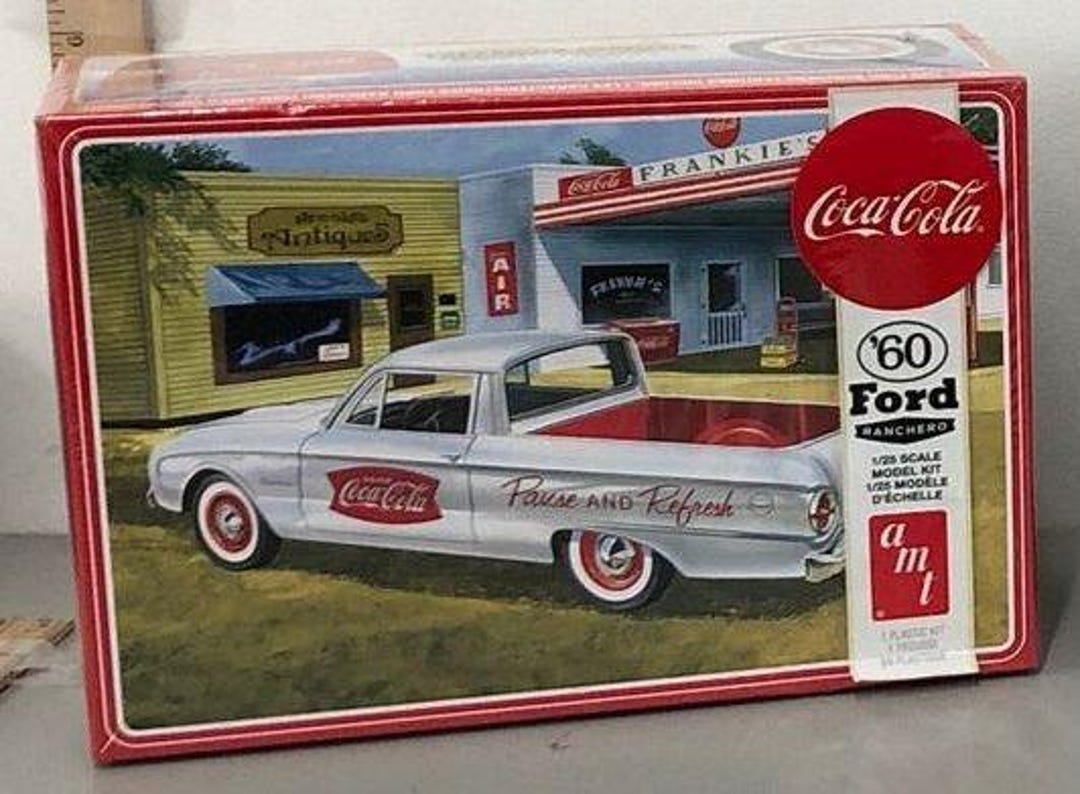 Coca Cola 1960 Ford Ranchero Plastic Model Kit by AMT IOB - Etsy