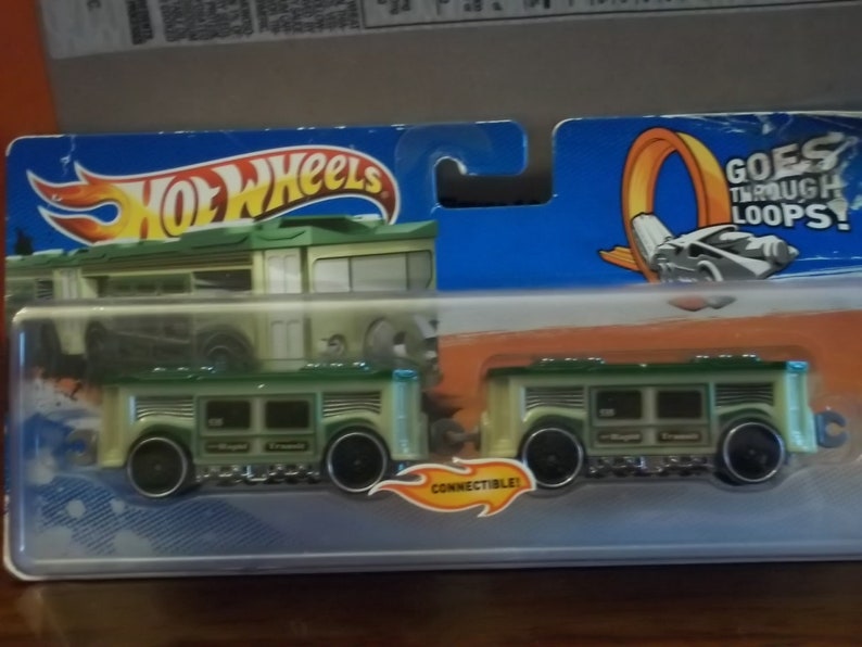 Hot Wheels Turbo Trolley Double Car for the HW Loop Track MIP - Etsy