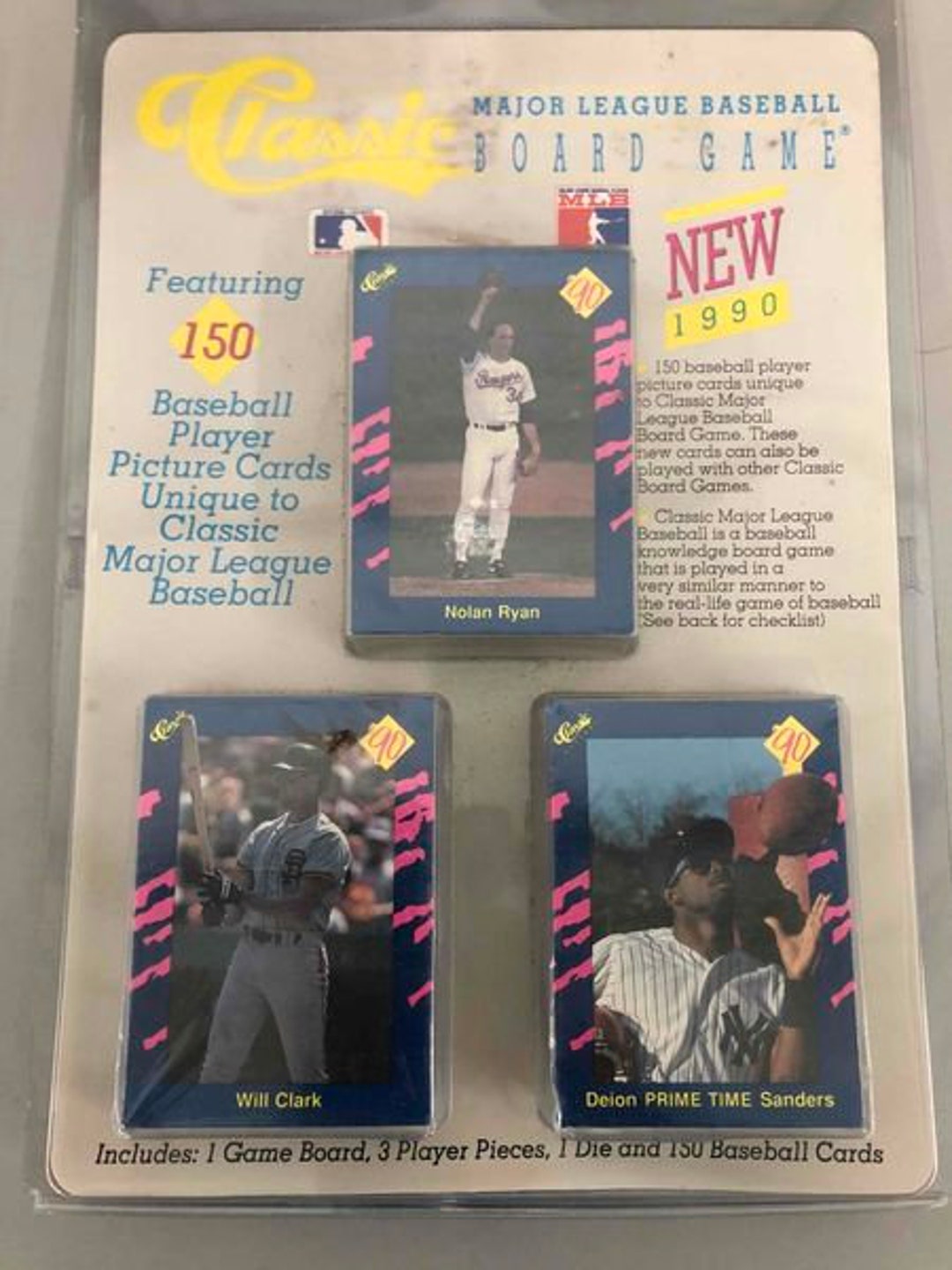 1990 Classic Major League Baseball Card Board Game, MIP - Etsy