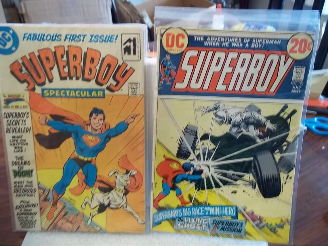 Collection of 12 Superboy Comic Books by DC - 1970s to 1990s - Etsy