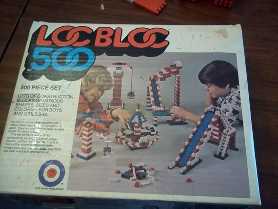 1975 LOC BLOC 500 and Bonus Building Block Set With Box Japan - Etsy