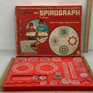 Vintage Spirograph Art Set by Kenner IOB - Etsy