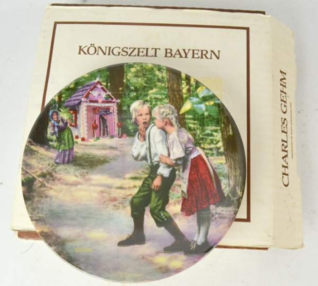 1983 Plate Hansel & Gretel Collector Plate Made by Konigszelt Bayern - Etsy