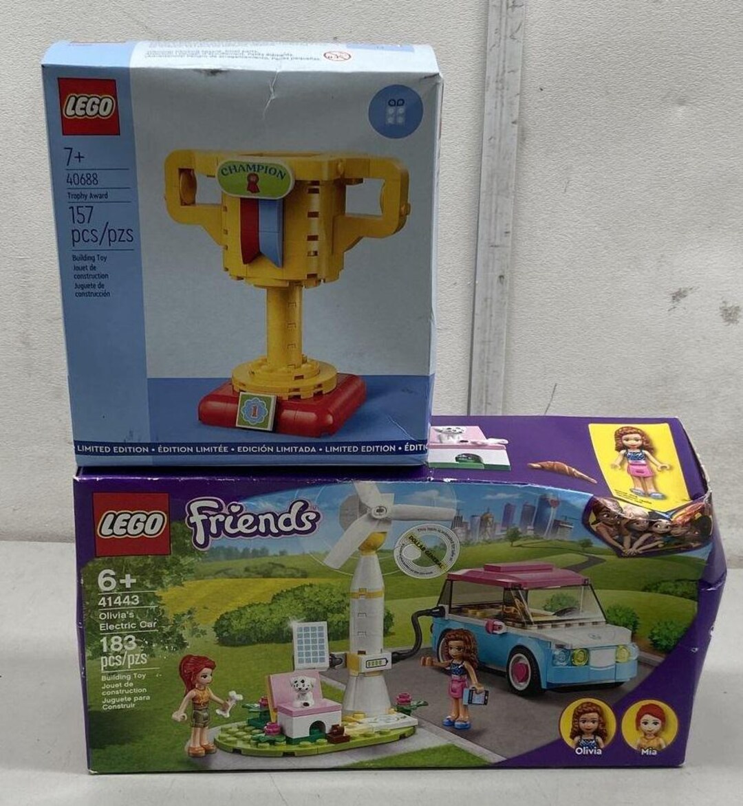LEGO Lot 40688 Trophy & 41443 Friends Olivia's Electric Car New Sealed ...